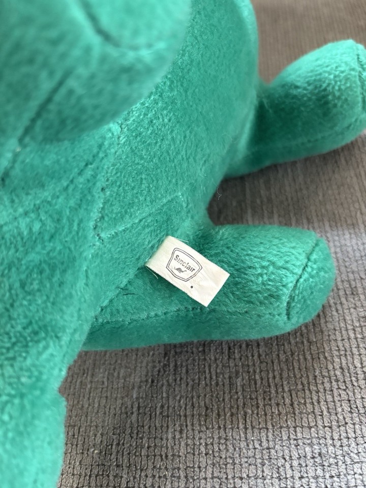 VTG Sinclair Oil Dinosaur Plush Toy Green, 9-inch | eBay