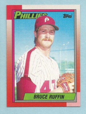 1990 Topps Baseball Bruce Ruffin #22 Philadelphia Phillies CASE FRESH ...