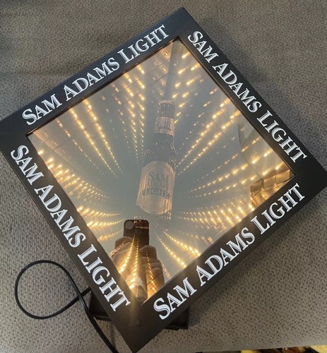 Sam Adam’s Light Infinity Mirror Beer Advertising | eBay
