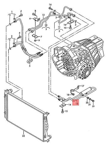 Genuine AUDI SEAT A4 Avant S4 quattro Oil Pressure Line Oil Filter ...