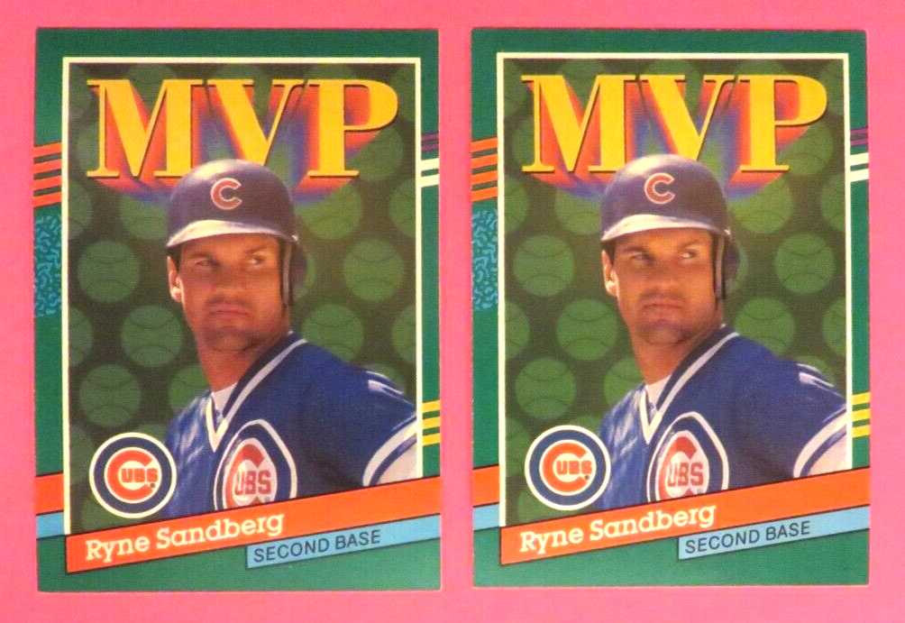 2 - 1991 Donruss "MVP" Chicago Cubs - RYNE SANDBERG - MLB HOF | eBay