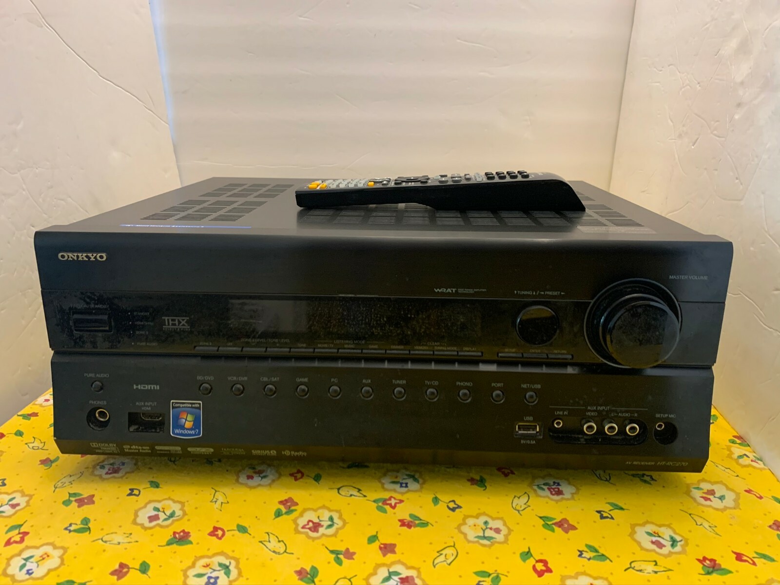 Onkyo THX HDMI Home Theater AV Receiver HT-RC270 WRAT ONKYO Network ...