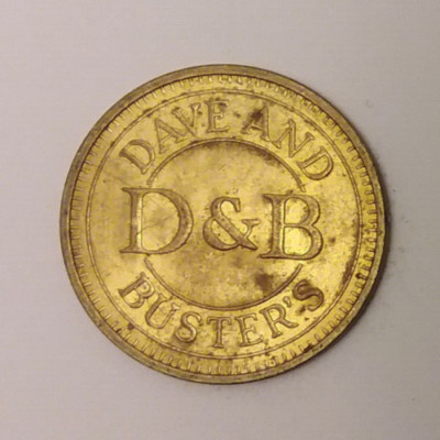 Dave And Buster's Arcade Bar Game Token 24mm | eBay