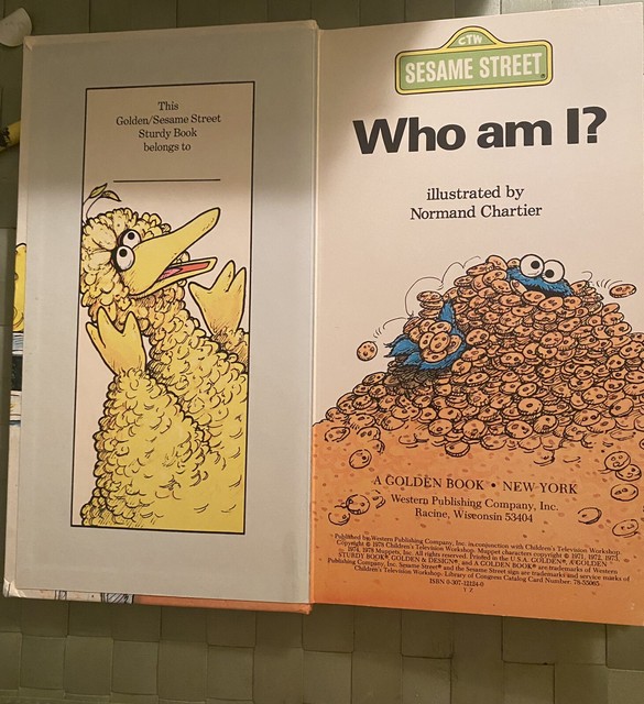 B002if1eci Who Am I? a Sesame Street Board Book Illustrated by Normand ...