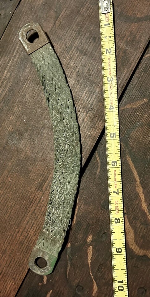 Antique John Deere Brass Wire Mesh Negitive Battery Cable | eBay