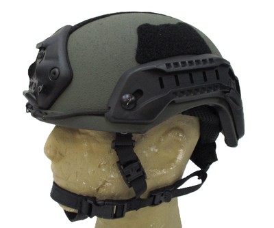 GENTEX ACH MOD HIGH CUT GUNFIGHTER ARMY COMBAT HELMET RANGER GREEN ...