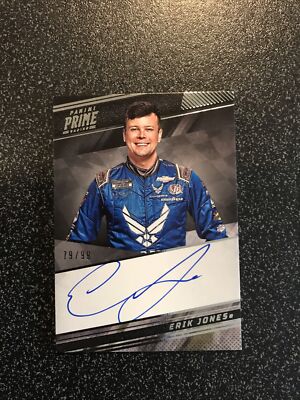 2023 Panini Prime Racing Erik Jones Prime Signatures Autograph Auto #79 ...