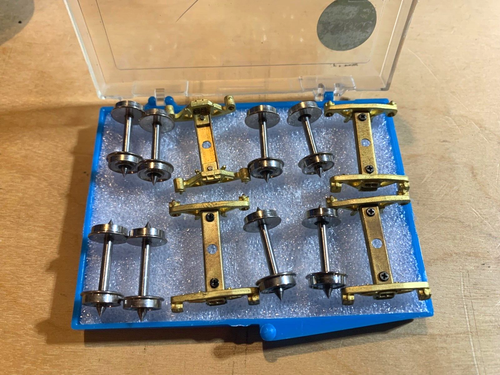 Lot of 4 HO Scale - Wheel Trucks & Wheels - Brass Metal NOS | eBay