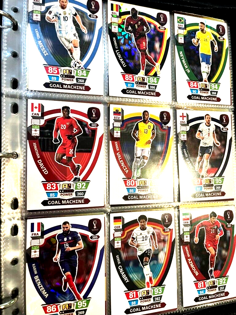 Panini Adrenalyn XL Qatar World Cup Complete Set and Zip up Folder | eBay