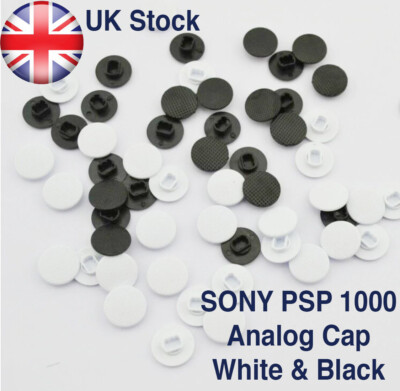 Sony PSP 1000 Replacement Analog Joystick Cap Black or White UK STOCK ...