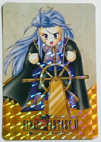 FF6 Final Fantasy 6 Setzer Gabbiani BANDAI Card 1994 F/S | eBay