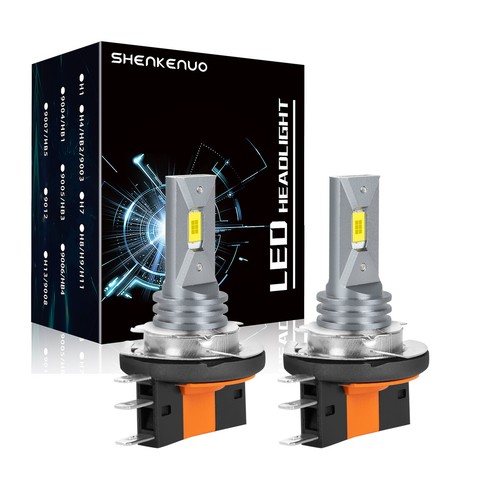 2X H15 LED Bulbs High Beam Headlights Kit 55W 6000K Super Bright | eBay Australia