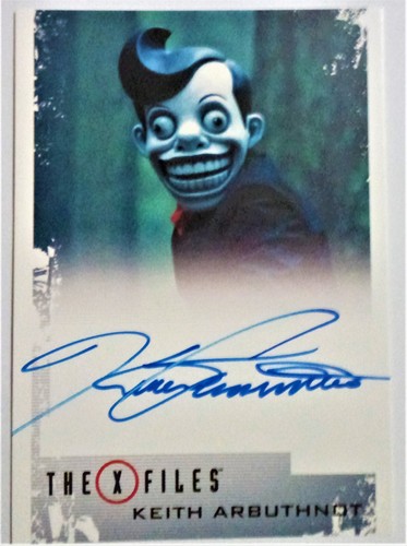 X Files Seasons 10 & 11 Autograph Card Keith Arbuthnot as Mr Chuckleteeth | eBay Australia