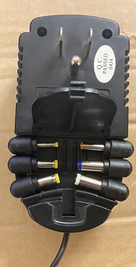 Intertek 20-12122 Universal 1000mA AC Adaptor AC 120V 60Hz 3/4.5/6/7.5 ...