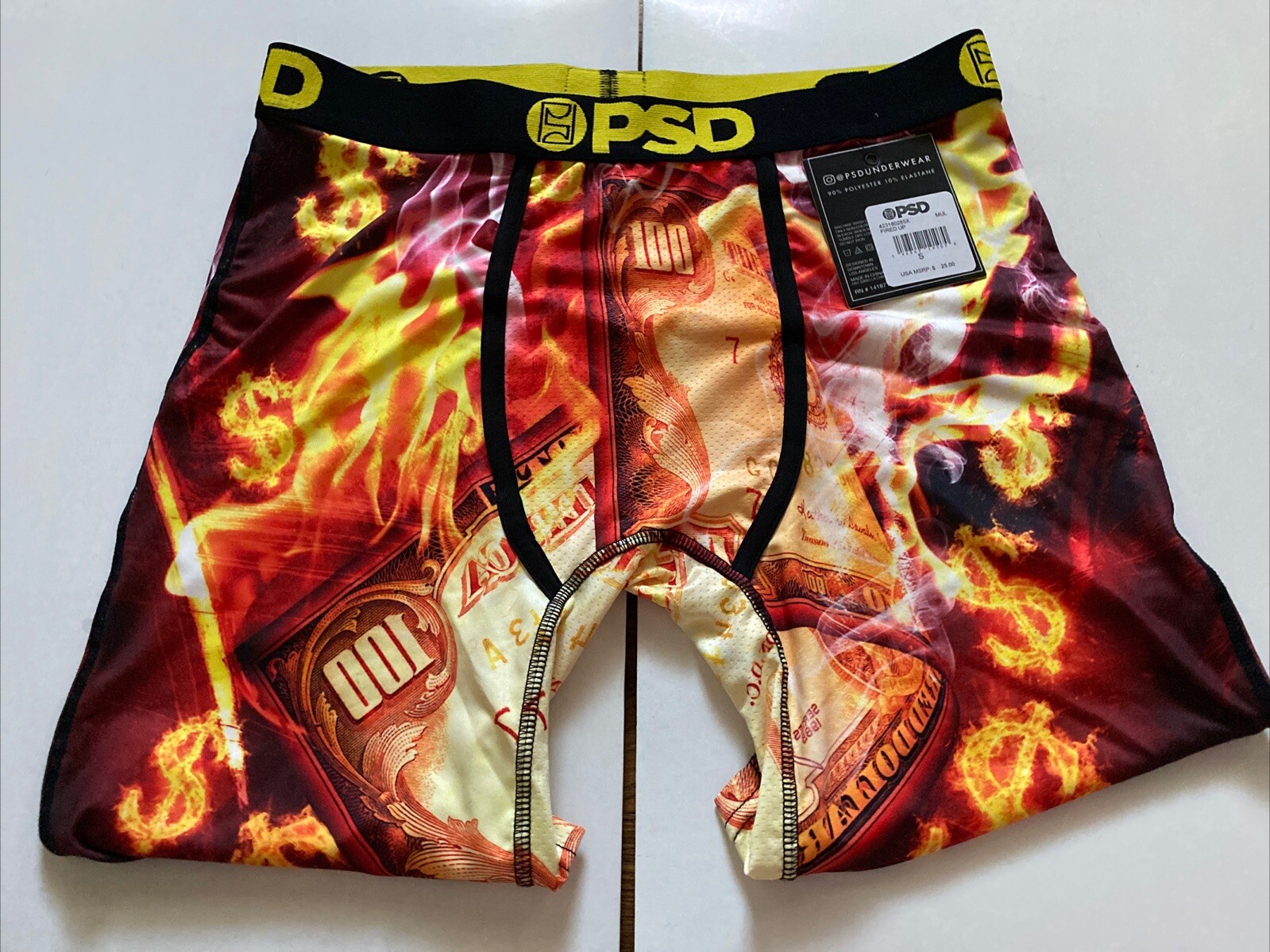 PSD MEN'S BOXER BRIEF / FIT MID /Fired Up / MEN'S SIZE Small | eBay