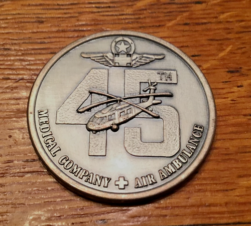 Military Challenge Coin- 45th Company Air Ambulance 45th Med Co. | eBay