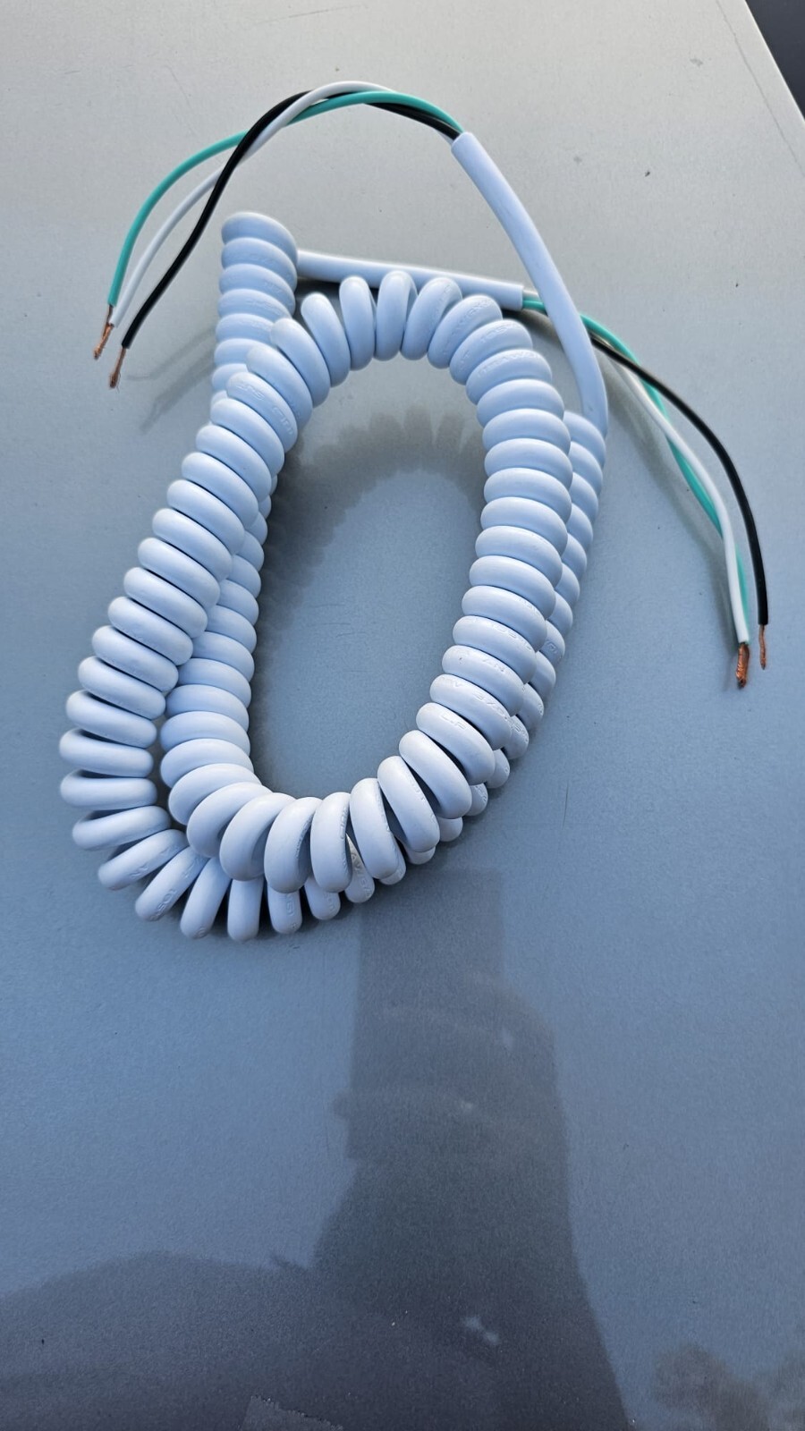 Retractile Coil Cord 3-Wires 10' Extended (for Garage door) | eBay
