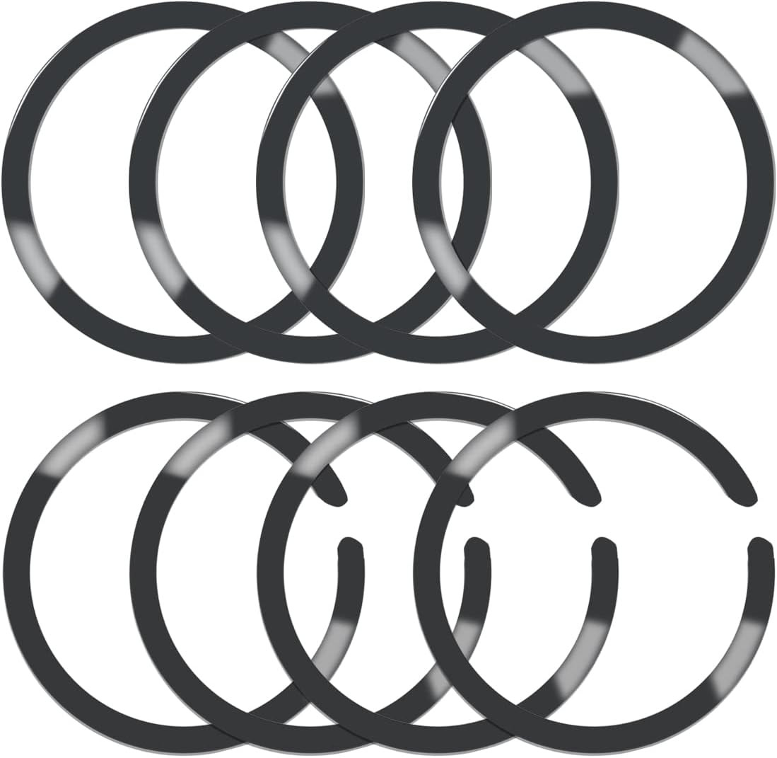 8 Pcs Universal Metal Ring Sticker Compatible with Magsafe Magnetic ...