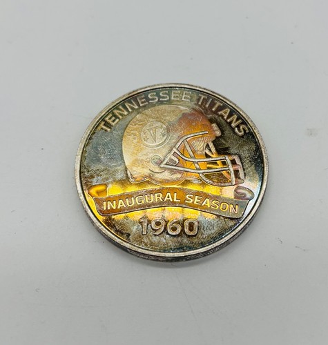 Tennessee Titans Inaugural Season 1960 NFL Football 2021 Game Coin | eBay