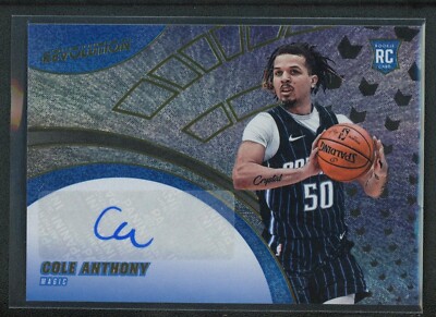 2020-21 COLE ANTHONY AUTO PANINI REVOLUTION ROOKIE RC AUTOGRAPHS | eBay
