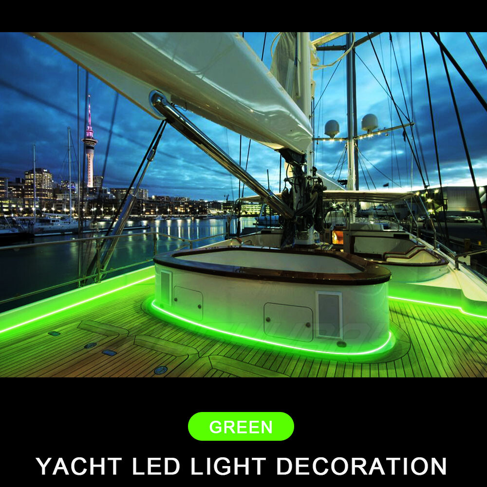 16Ft Boat Lights for Night Fishing Marine LED Strip Lights 12V ...