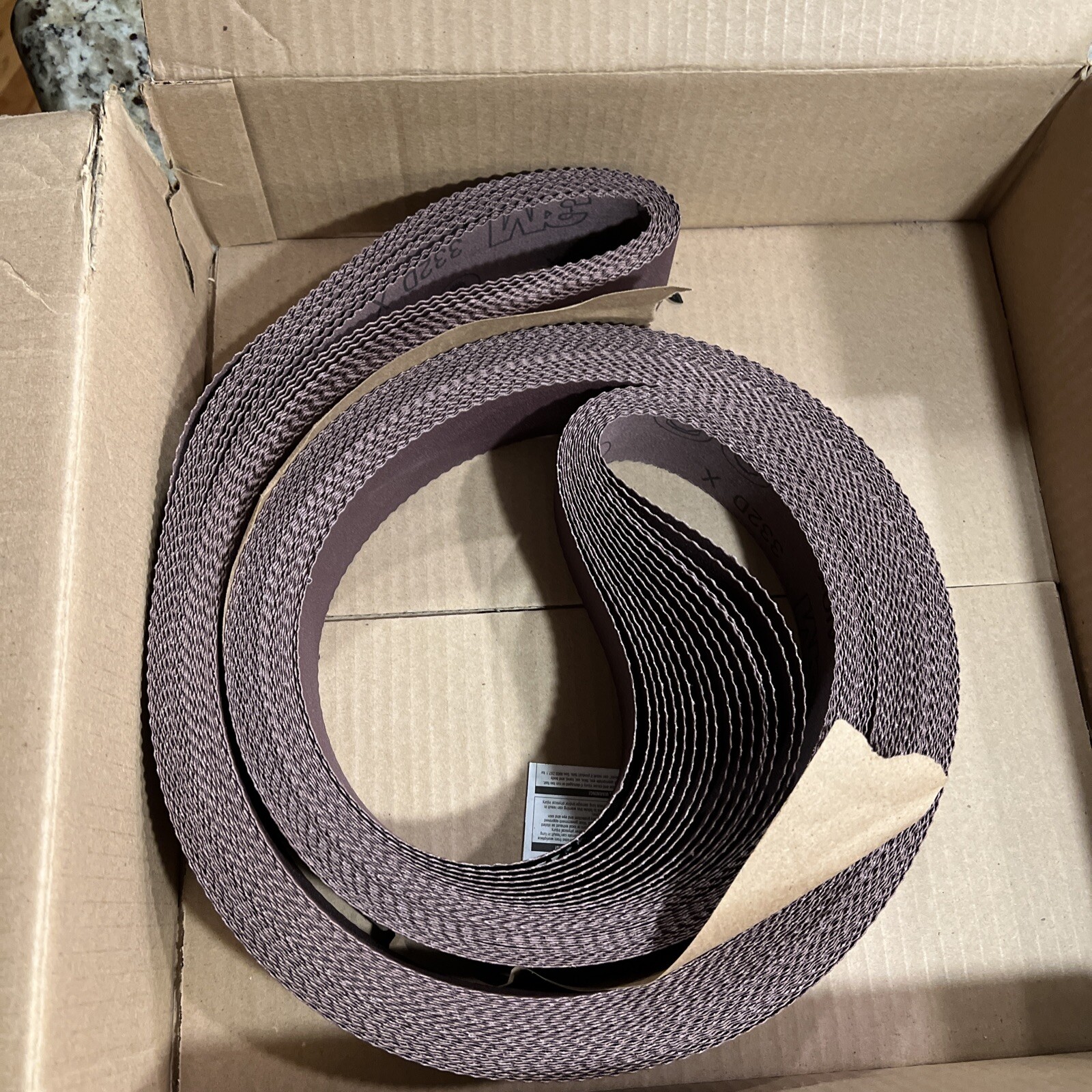 3M 332D Cloth FullFlex Film Lok Scalp Belt P150 2 1/8”X 132" X Weight ...