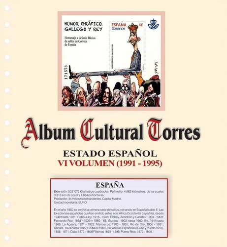Torres Cover E Indices State Spanish 1991–95 Volume VI | eBay