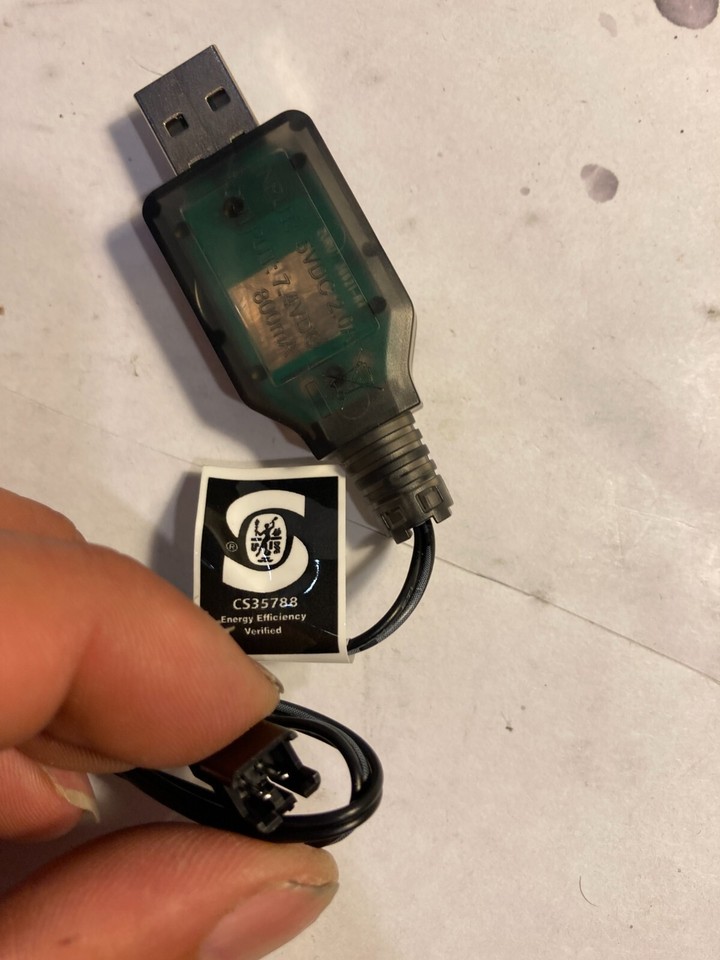 USB CHARGER (7.4V ) For X Shot hpg-700 hyper gel Trace Fire Blaster, | eBay