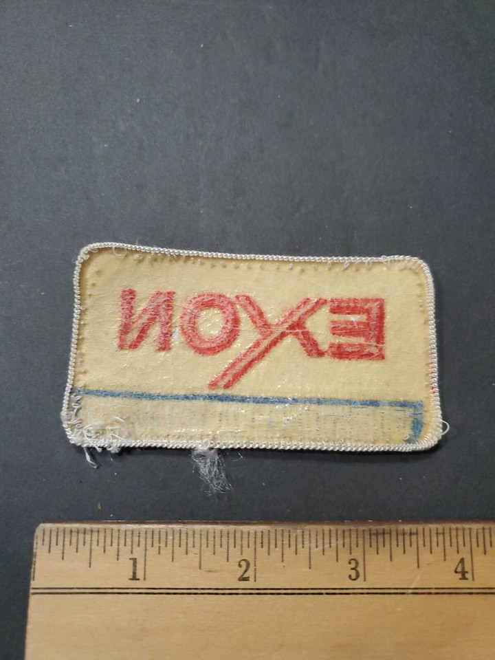 Vintage NOS Exxon Gasoline Employee Station Attendant Patch | eBay