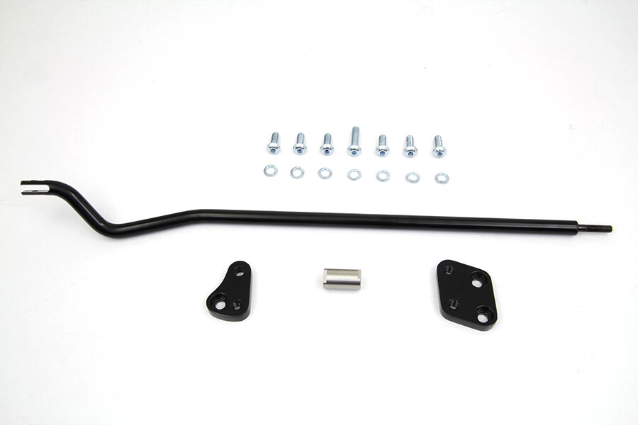Reduced Reach Forward Control Adapter Kit Gloss Black fits Harley ...