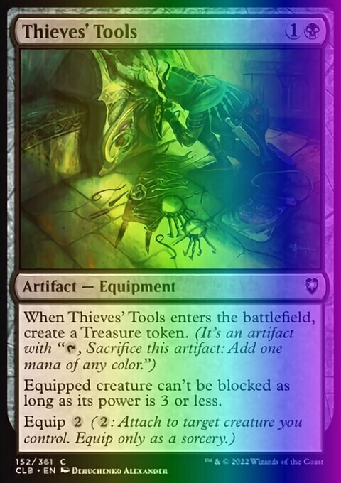MTG Thieves' Tools (152/1062) Commander Legends Battle for Baldur's ...
