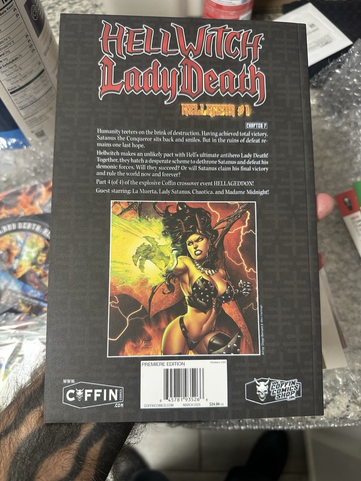 Hellwitch/ Lady Death Hellgasm Golden Metal Edition | eBay