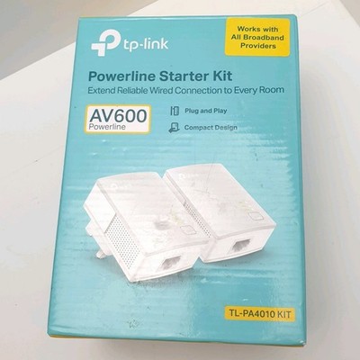 TP-LINK Powerline Starter Kit AV600 TL-PA4010 Kit Wi-Fi Extender | eBay UK