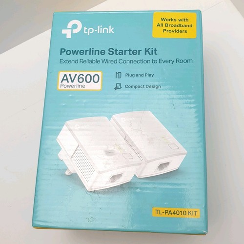 TP-LINK Powerline Starter Kit AV600 TL-PA4010 Kit Wi-Fi Extender | eBay UK