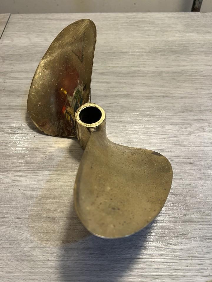 Antique outboard racing propeller Johnson propellers bronze brass | eBay