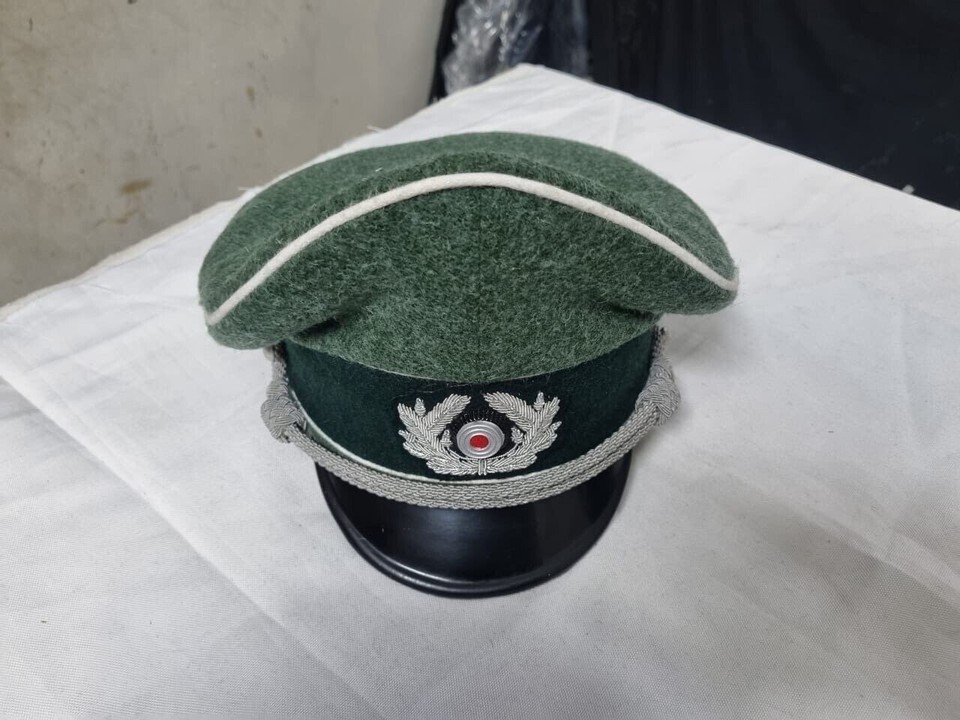 Ww2 german army crusher hat white piping in all sizes | eBay
