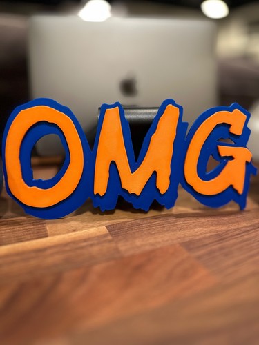 OMG Rally Sign Mets | 18" wide Great Unique Gift for the Mets Fan in ...