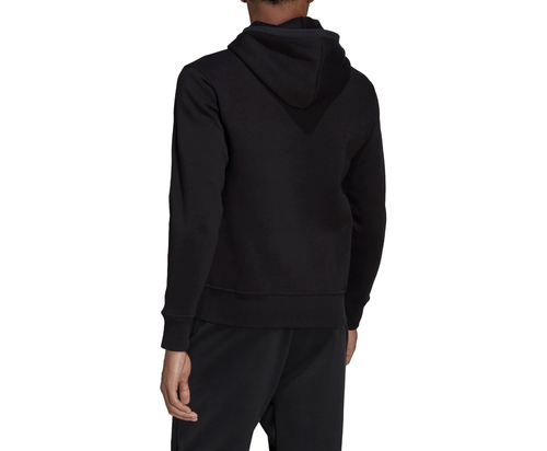 adidas Essential Unisex Black/Orange Brand Love Fleece Hoodie (HL9376 ...