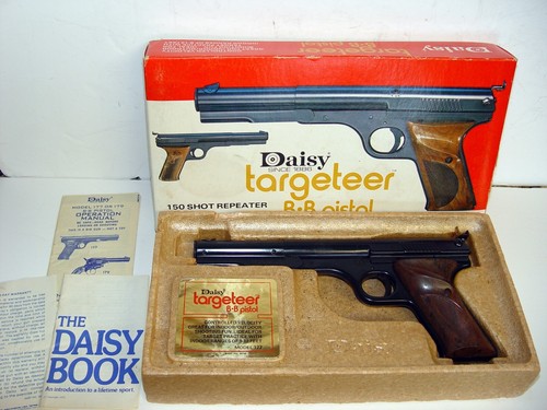 Vintage Daisy Model 177 Target Pistol, nice in box with paperwork | eBay
