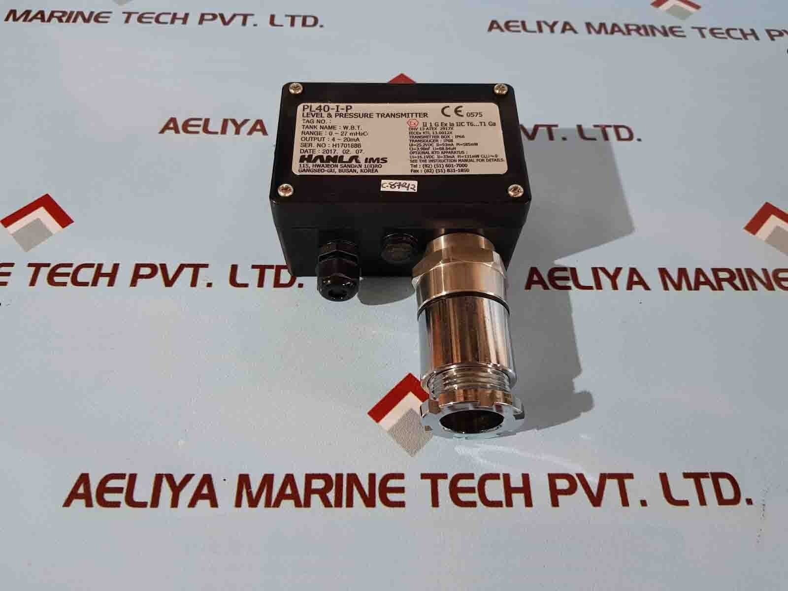 Hanla ims pl40-i-p level & pressure transmitter range 0~27 mh2o | eBay