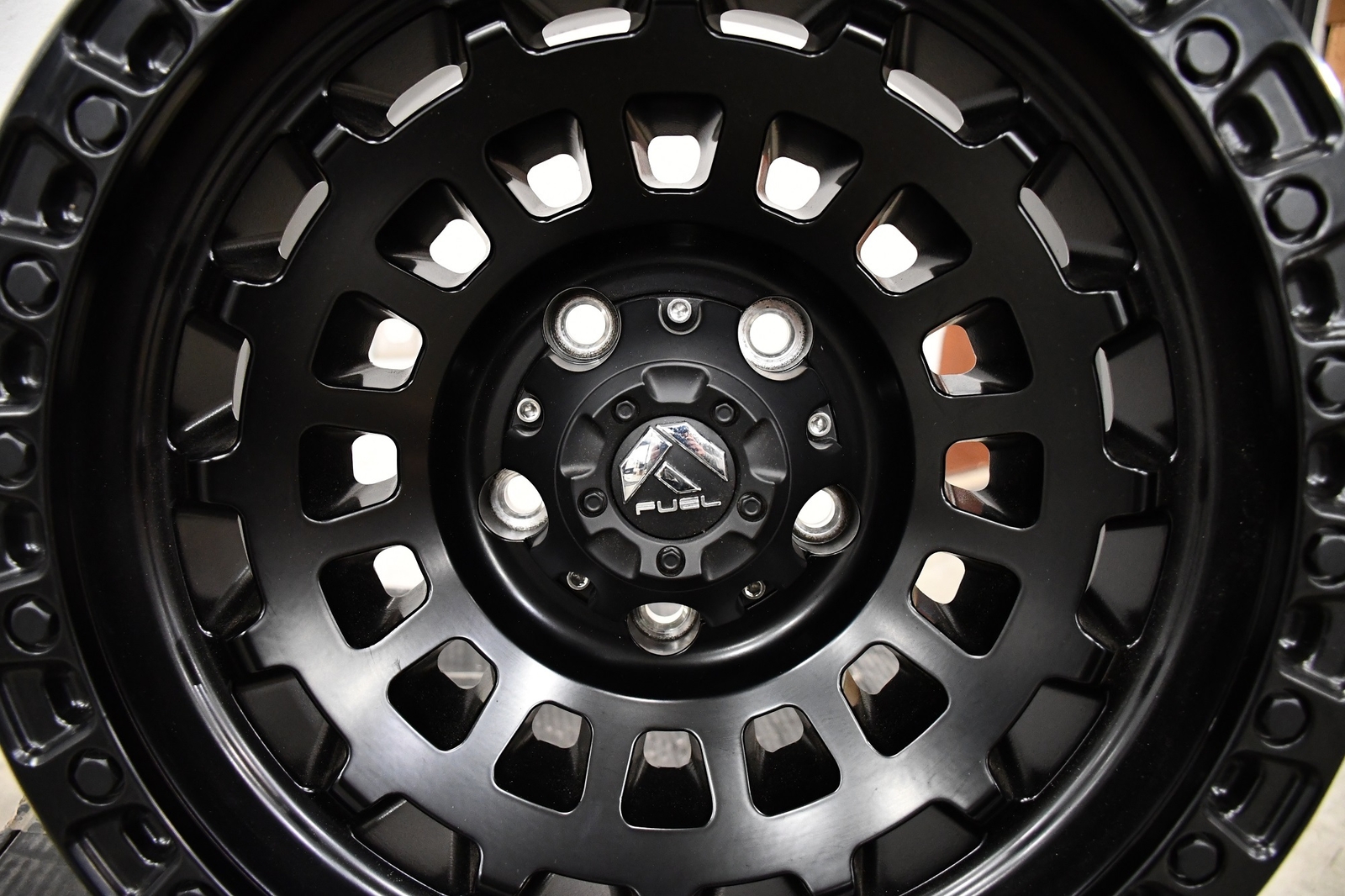 Set 4 Fuel D633 Zephyr 17x9 8x6.5 Matte Black Wheels 17" -12mm Rims | eBay