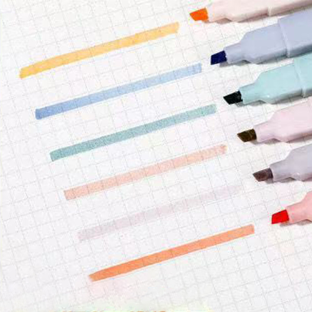 Gift Mild Assorted Colours Journal Diary Highlighter Pen With Chisel ...