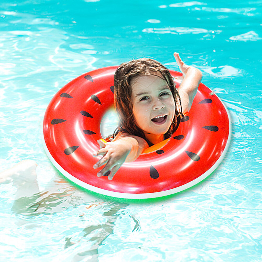 Excellent Buoyancy Swimming Ring Inflatable Pool Rings for Kids Playing ...