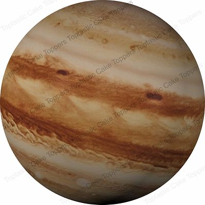 Planet Jupiter Space Science Background Pattern Edible Icing Party Cake ...