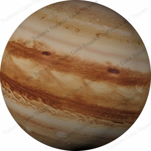 Planet Jupiter Space Science Background Pattern Edible Icing Party Cake ...