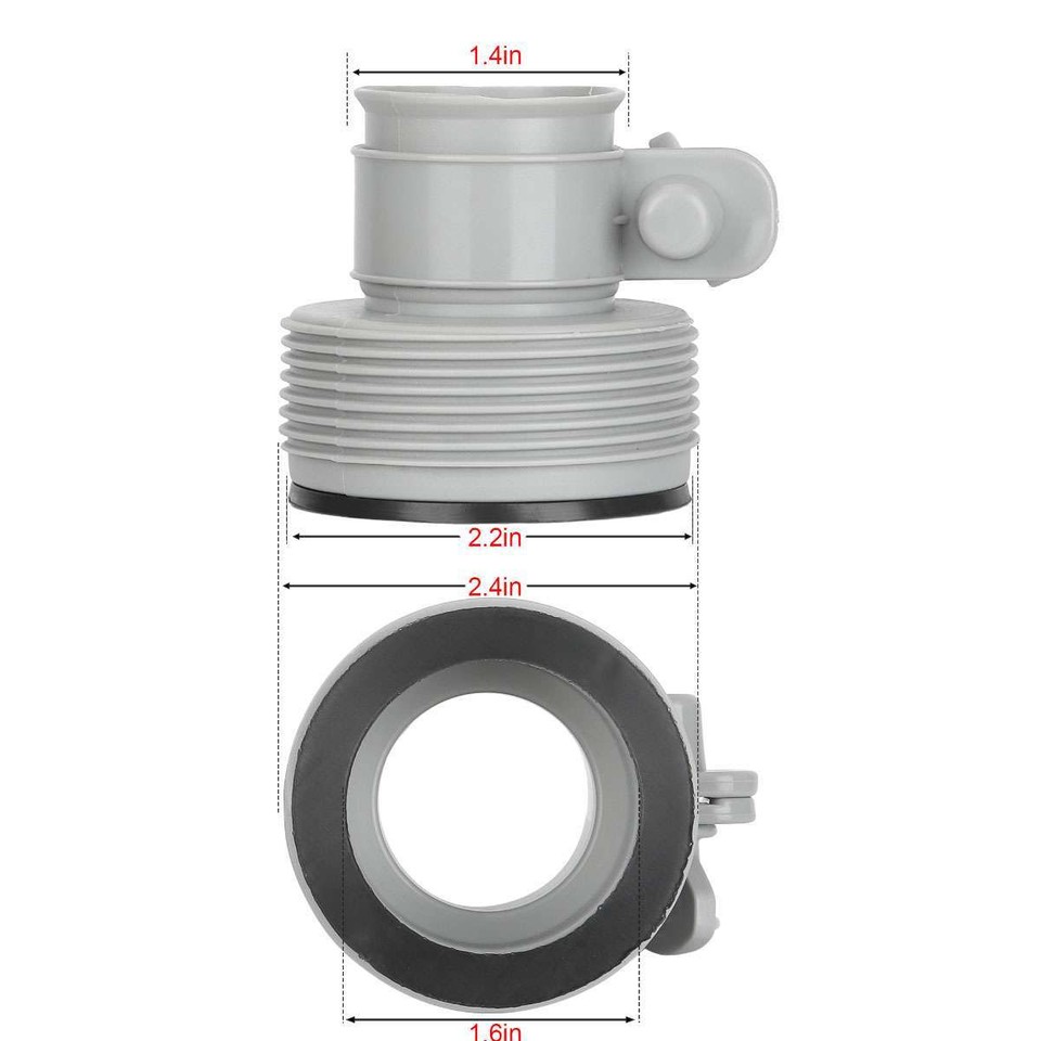 1/2/4 PCS For Replacement Intex Hose Adapter Pool Filter Pump ...