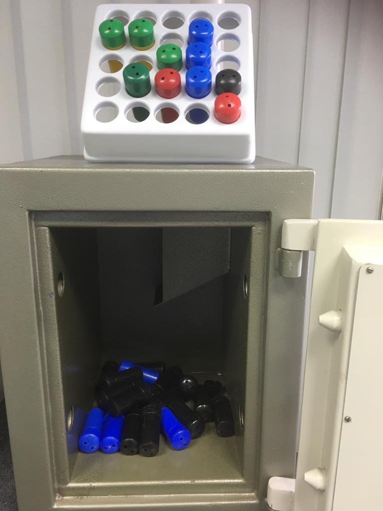 PACK OF 20 - Safe deposit capsule, Money pods, Plastic deposit capsules ...