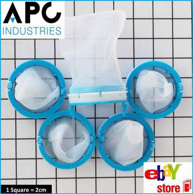5x GENUINE SIMPSON WESTINGHOUSE WASHING MACHINE LINT FILTER 0564257398 ...