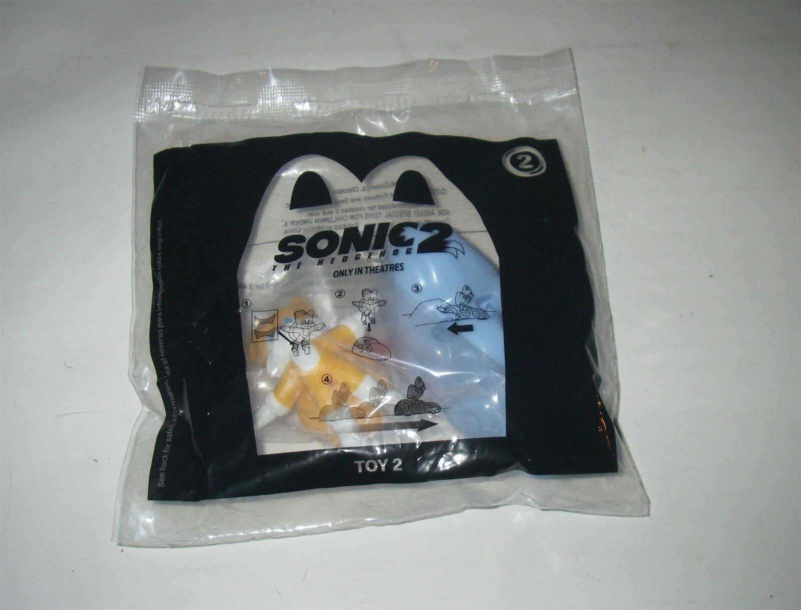 SONIC THE HEDGEHOG 2 TAILS TOY 2 MCDONALDS TOY NEW | eBay