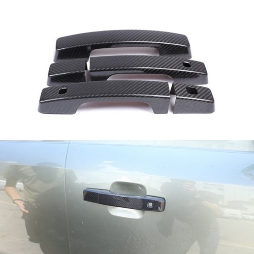 Real Dry Carbon Fiber Door Handle Cover Trim Fit for Land Rover ...